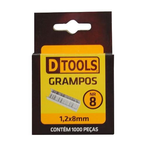 GRAMPO PARA GRAMPEADOR NÚMERO 10 COM 1000 PEÇAS - DTOOLS