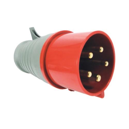INDUSTRIAL PLUG 32A 3P+T+N 380 VOLTS / 440 VCA - SOPRANO