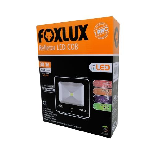 REFLETOR LED 30 WATTS - 6500K - FOXLUX