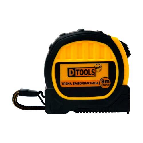 TRENA EMBORRACHADA PRO 8 METROS X 25MM - DTOOLS