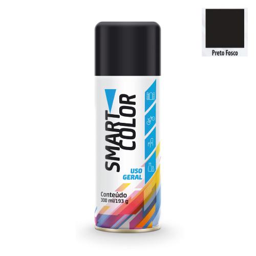 SPRAY SMART COLOR PRETO FOSCO - SMART COLOR