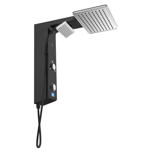 DUCHA DIGITAL FALLS 127 VOLTS PRETA METALIZADA - 5500 WATTS - HYDRA