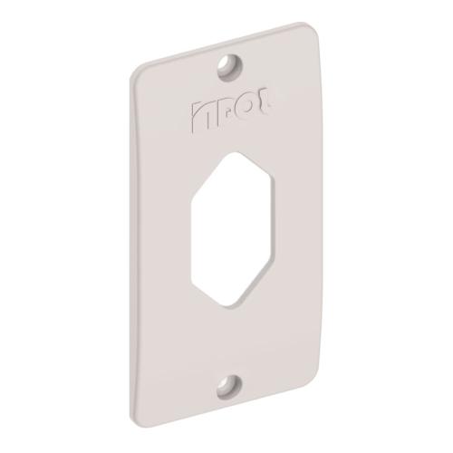 TAMPA 1 TOMADA HEXAGONAL VERTICAL 3/4'' BRANCA - INPOL