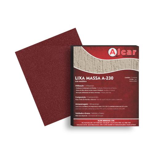 LIXA MASSA 100 - PACOTE COM 50 PEÇAS - ALCAR