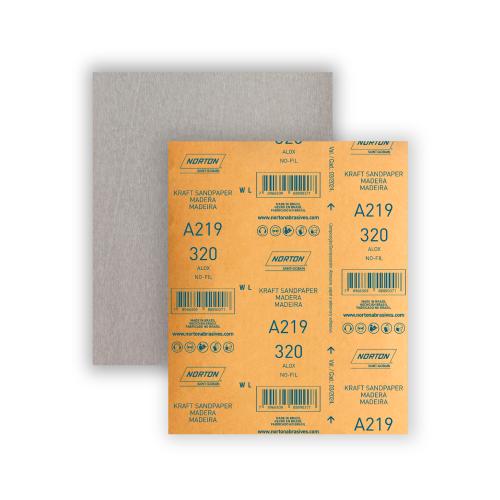 LIXA BRANCA SECO 320 NO-FIL COM 50 PEÇAS - NORTON